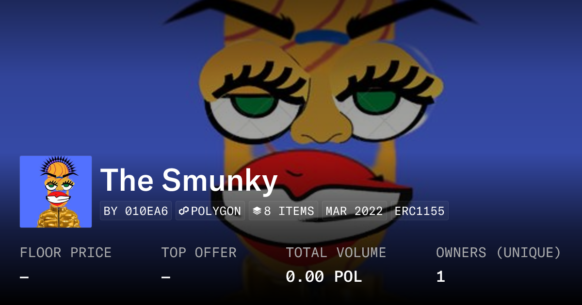 The Smunky - Collection | OpenSea