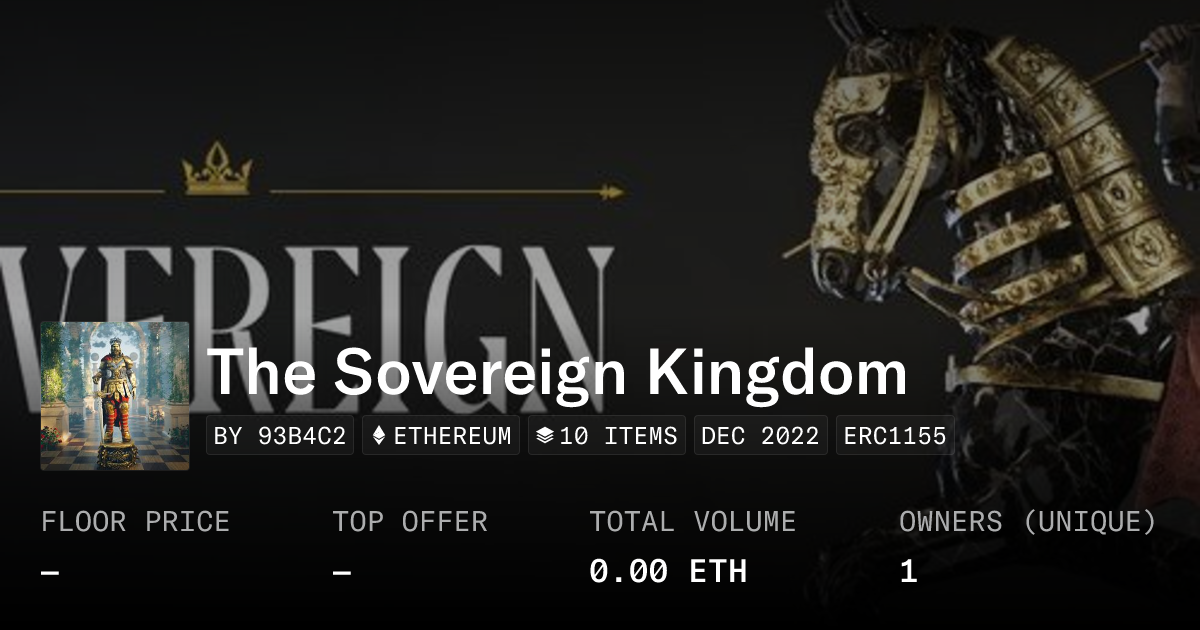 The Sovereign Kingdom - Collection | OpenSea