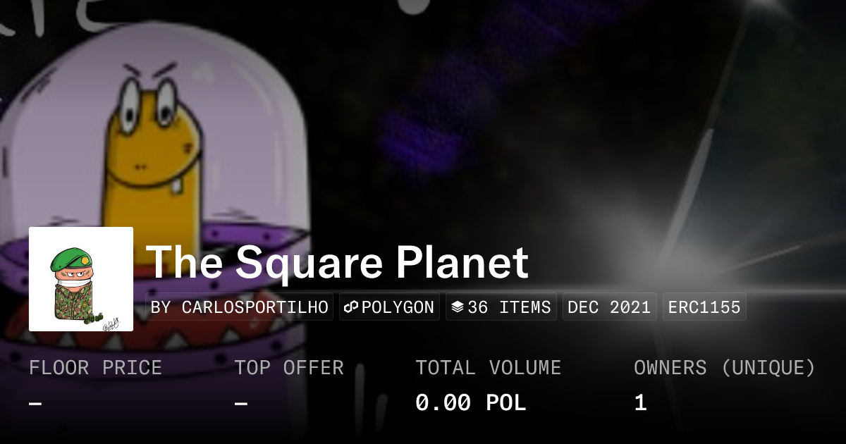 The Square Planet - Collection | OpenSea