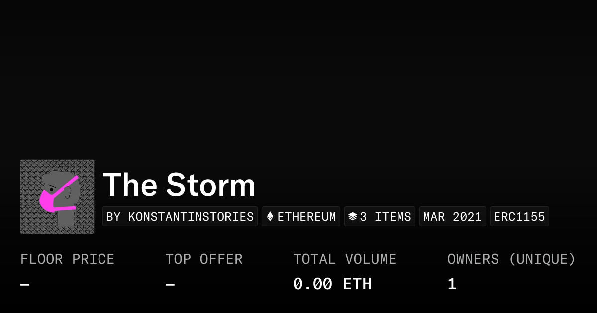 The Storm - Collection | OpenSea