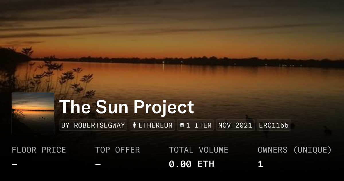 The Sun Project - Collection | OpenSea