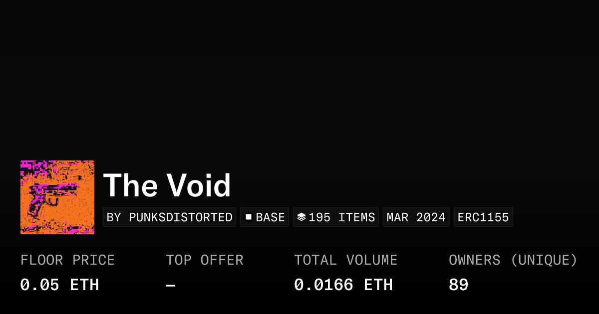 The Void - Collection | OpenSea