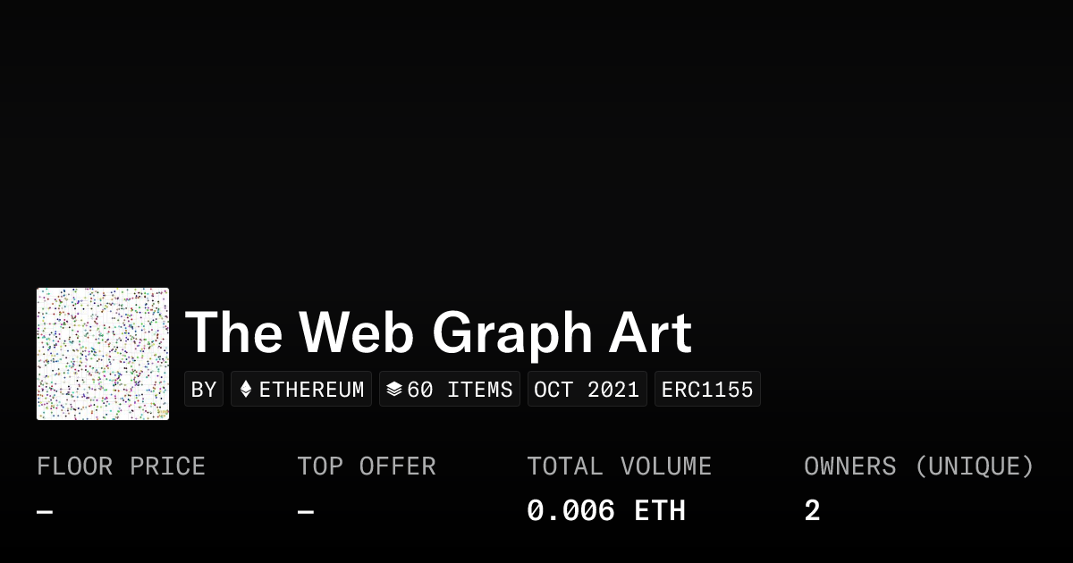 The Web Graph Art - Collection | OpenSea
