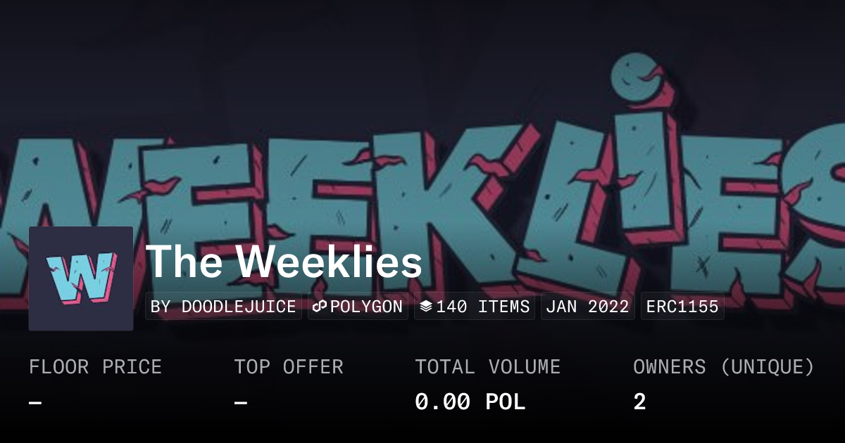 The Weeklies - Collection | OpenSea