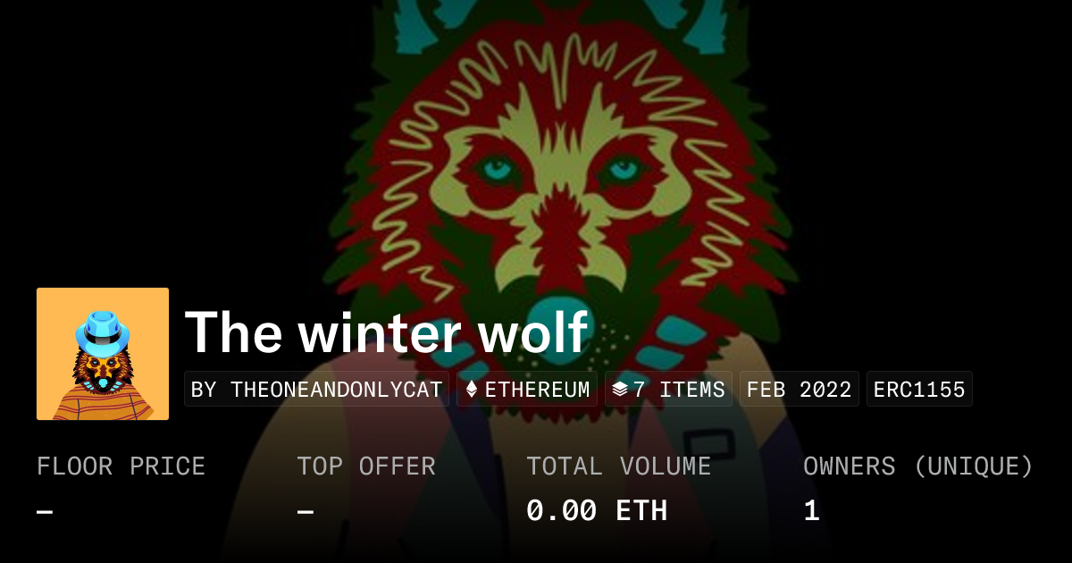 The winter wolf - Collection | OpenSea