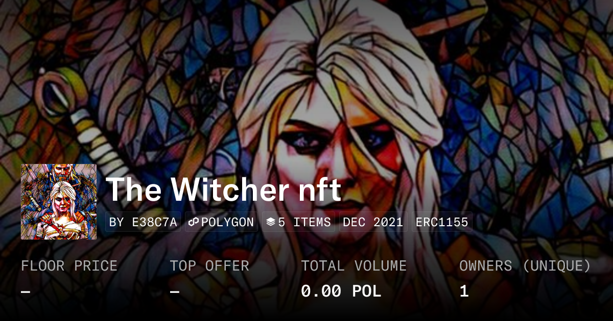 The Witcher nft - Collection | OpenSea