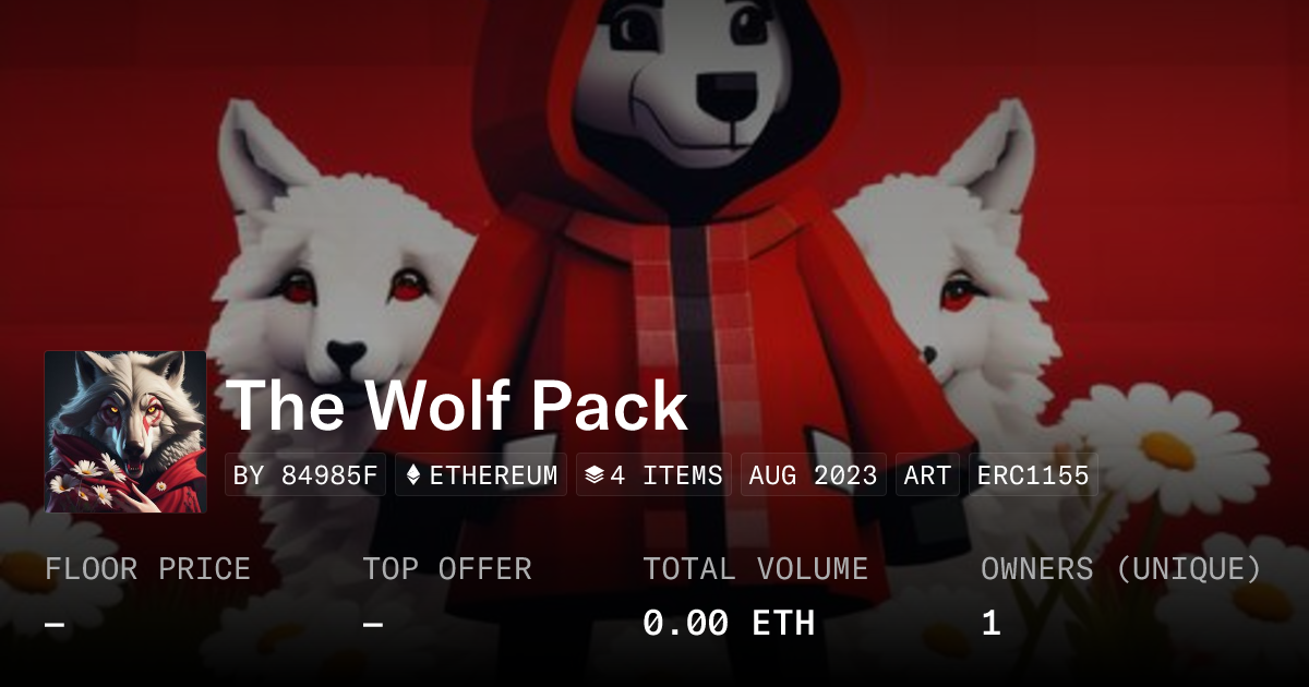 The Wolf Pack - Collection | OpenSea
