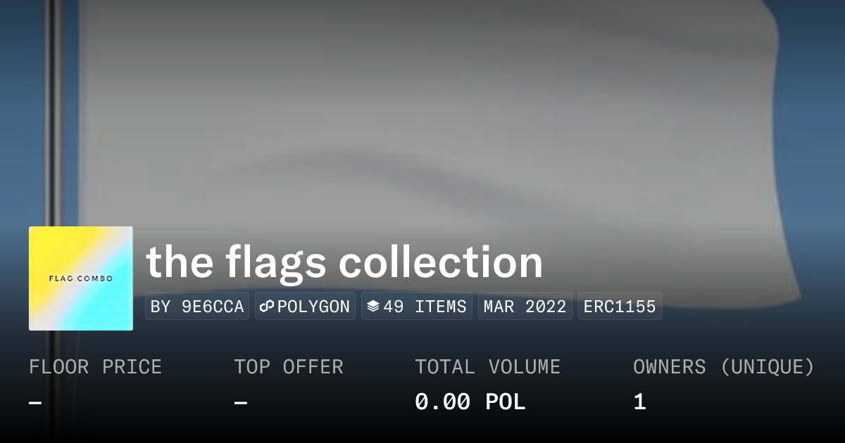 the flags collection - Collection | OpenSea