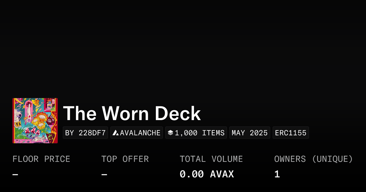The Worn Deck - Collection | OpenSea