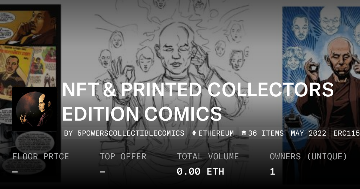 NFT & PRINTED COLLECTORS EDITION COMICS - Collection | OpenSea