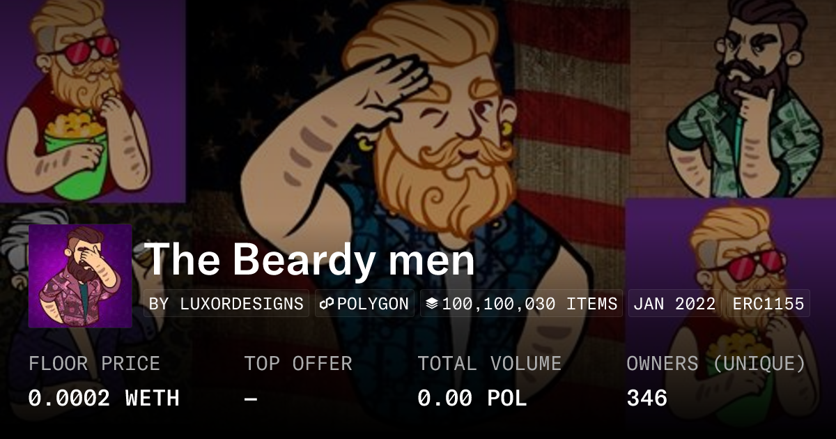 The Beardy men - Collection | OpenSea