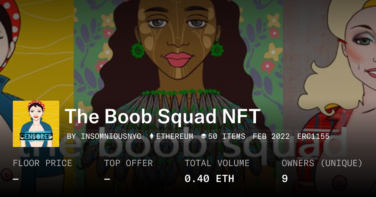 The Boob Squad NFT - Collection | OpenSea