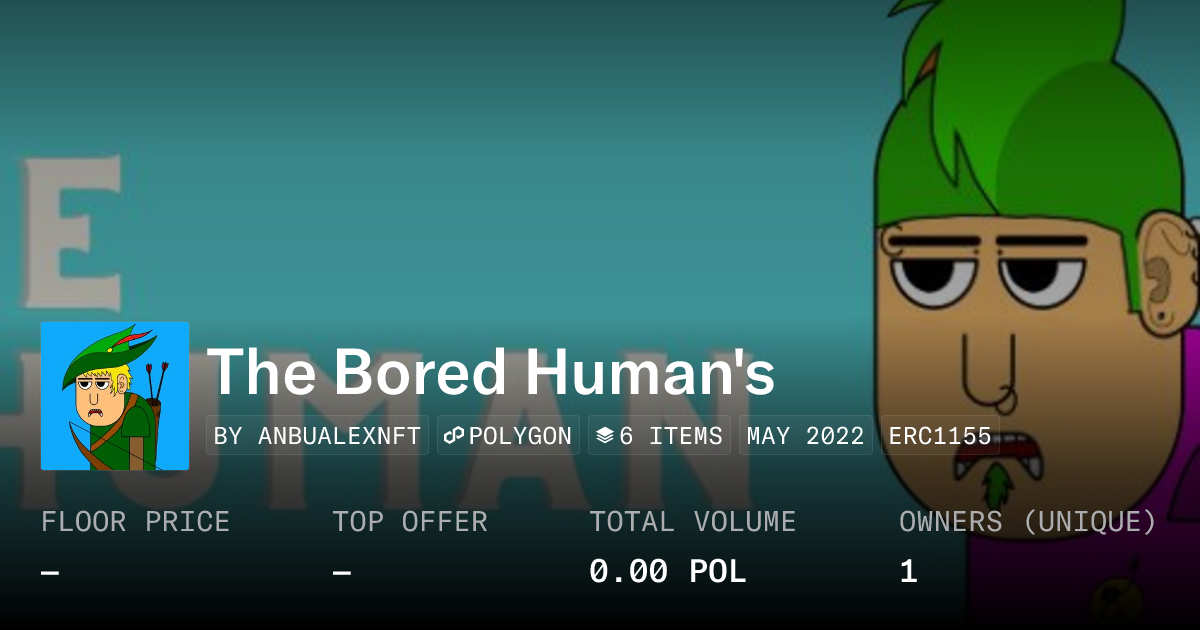 The Bored Human's - Collection | OpenSea