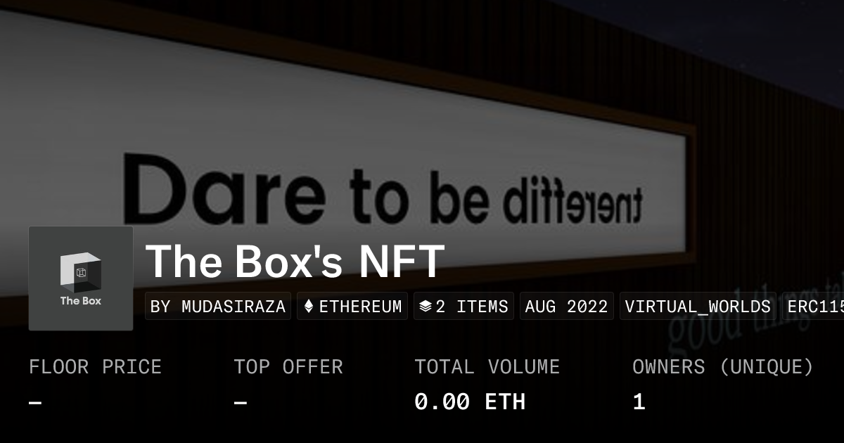 The Box's NFT - Collection | OpenSea