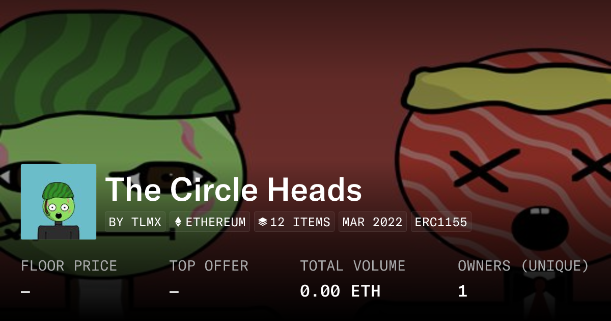 The Circle Heads - Collection | OpenSea