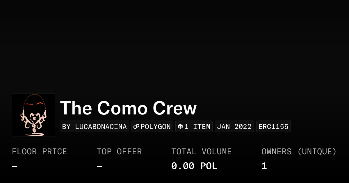 The Como Crew - Collection | OpenSea