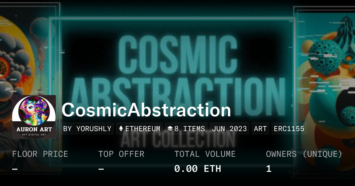 CosmicAbstraction - Collection | OpenSea