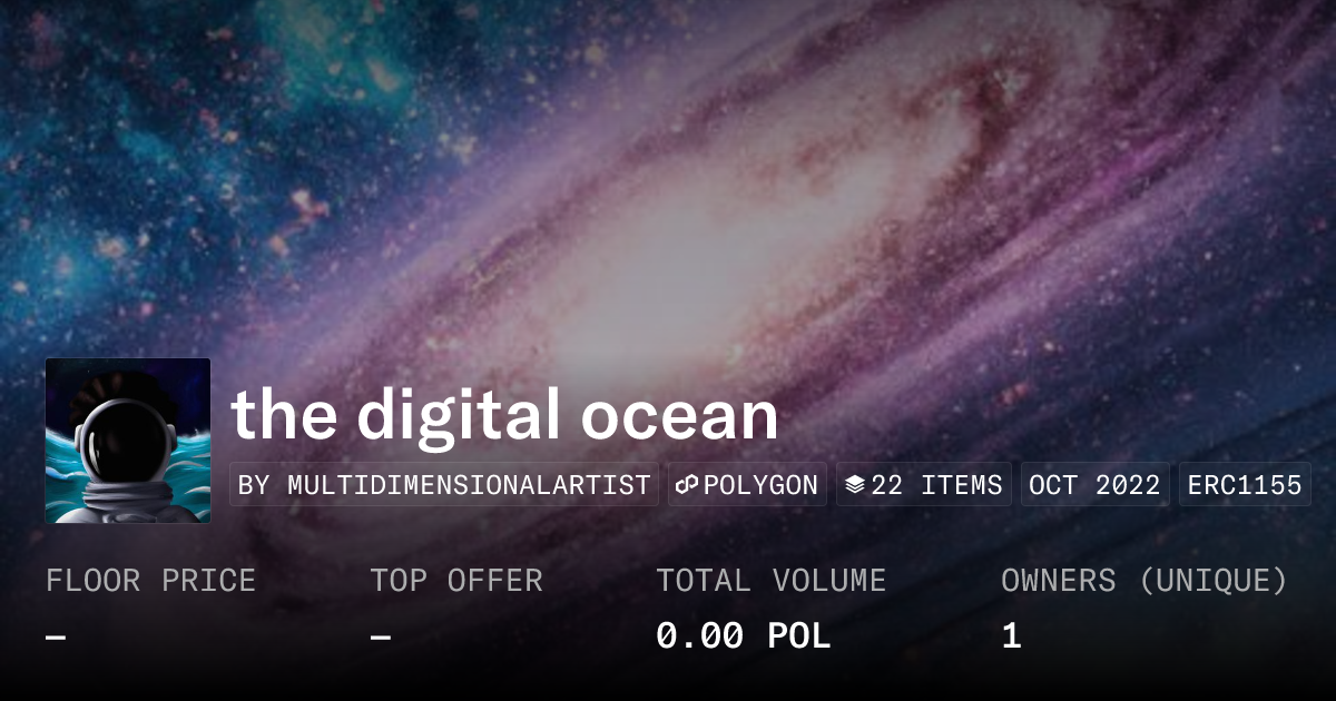 the digital ocean - Collection | OpenSea
