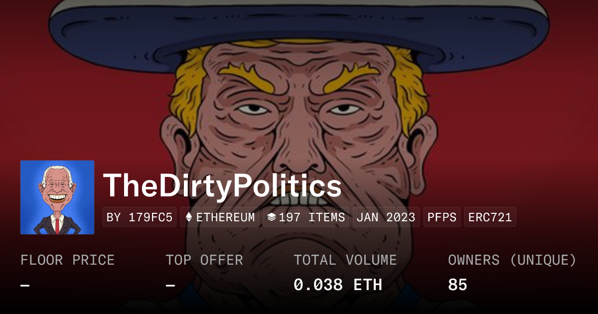 TheDirtyPolitics - Collection | OpenSea
