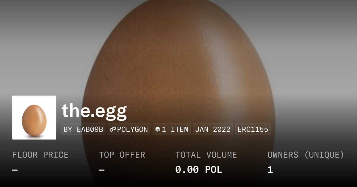the.egg - Collection | OpenSea
