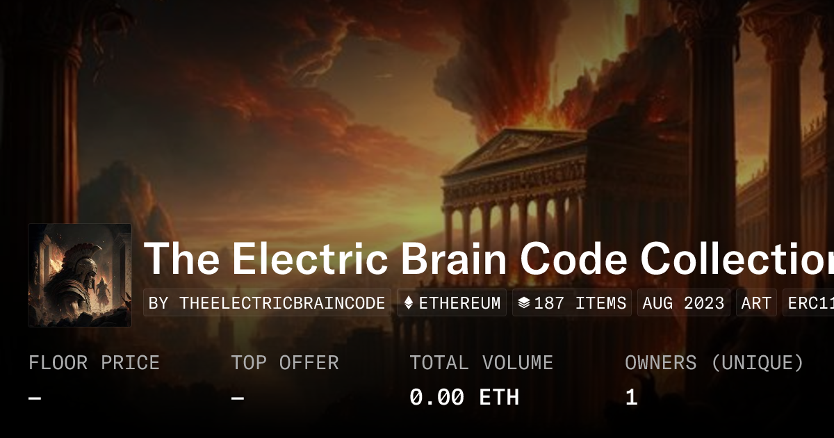 The Electric Brain Code Collection - Collection | OpenSea