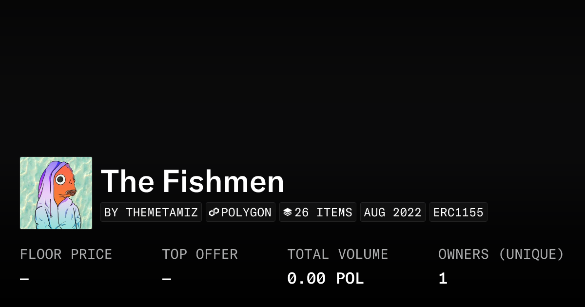 The Fishmen - Collection | OpenSea