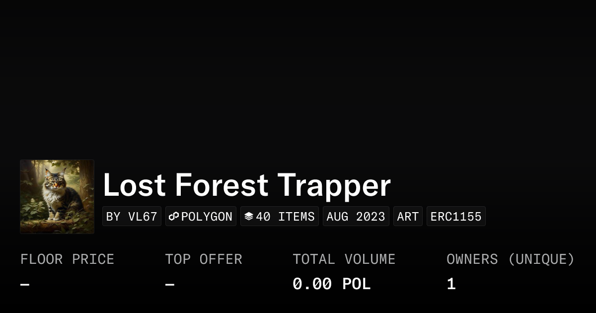 Lost Forest Trapper - Collection | OpenSea