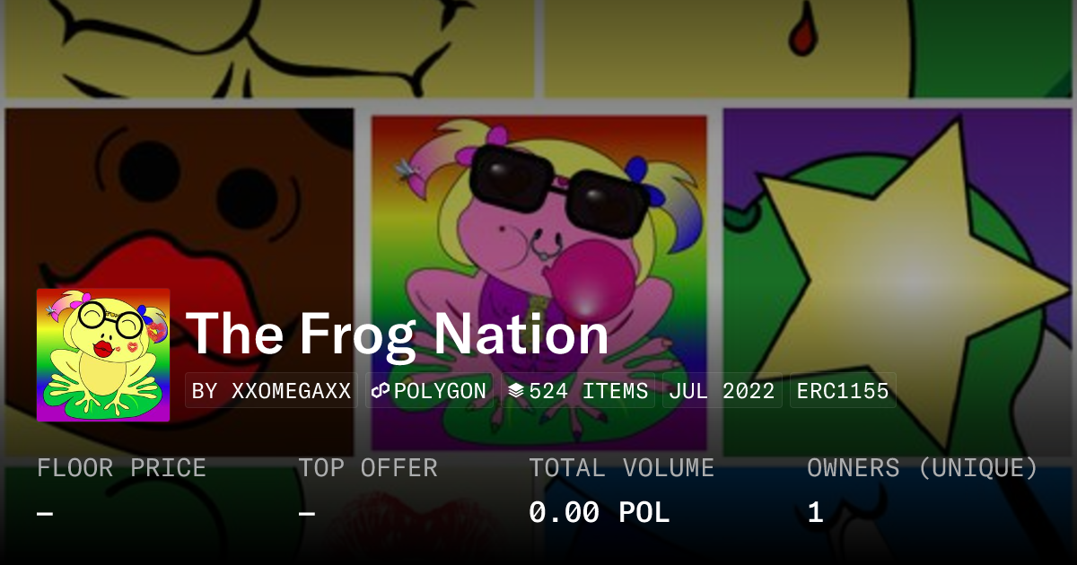 The Frog Nation - Collection | OpenSea
