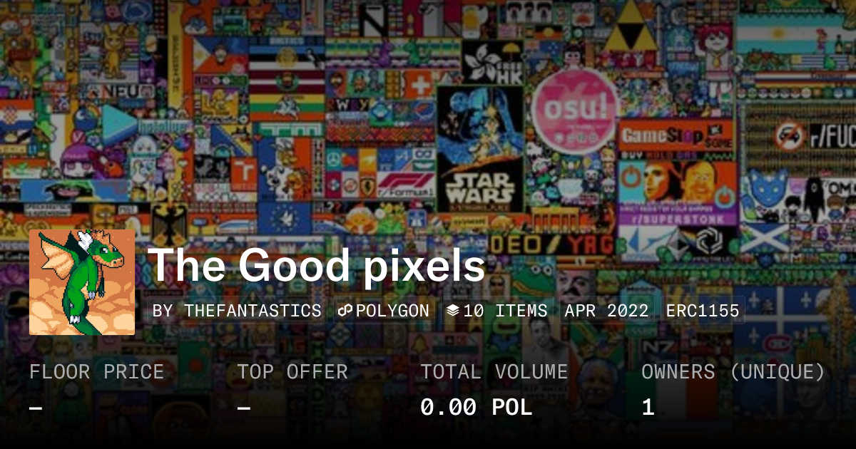 The Good pixels - Collection | OpenSea