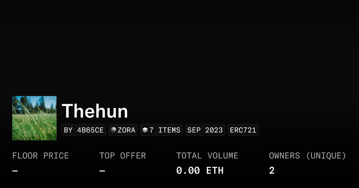 Thehun - Collection | OpenSea