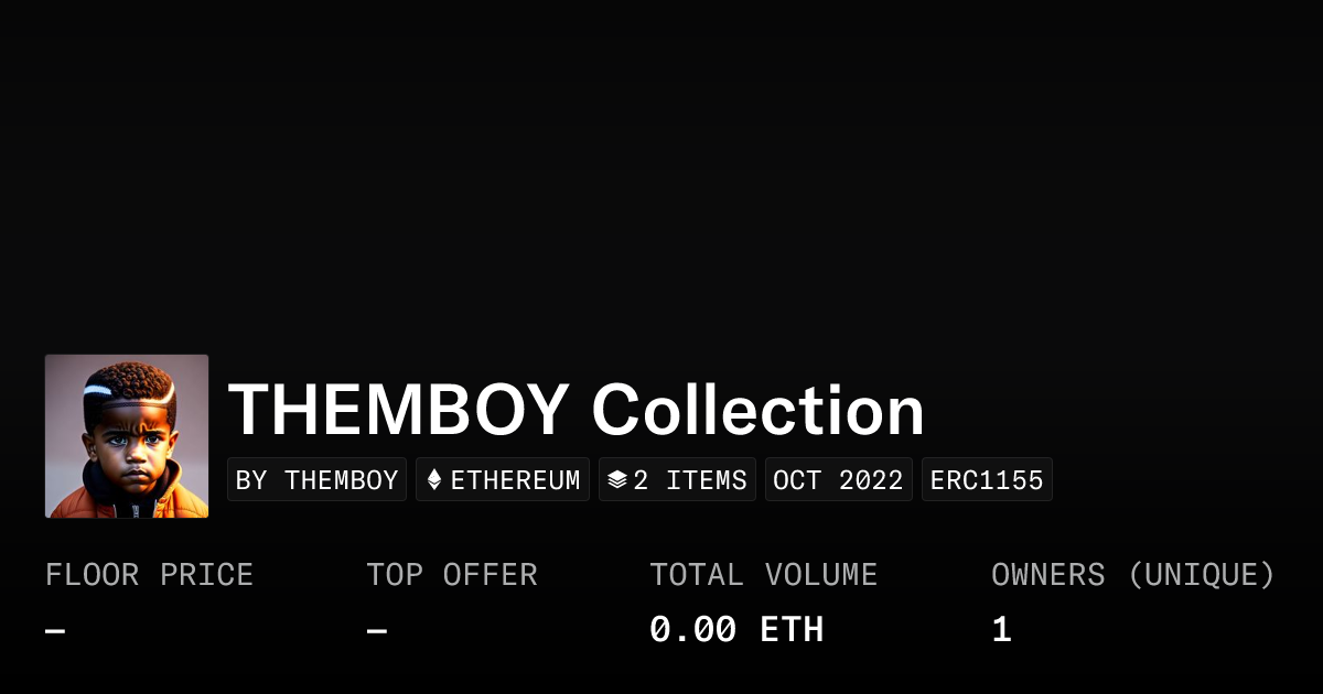 THEMBOY Collection - Collection | OpenSea