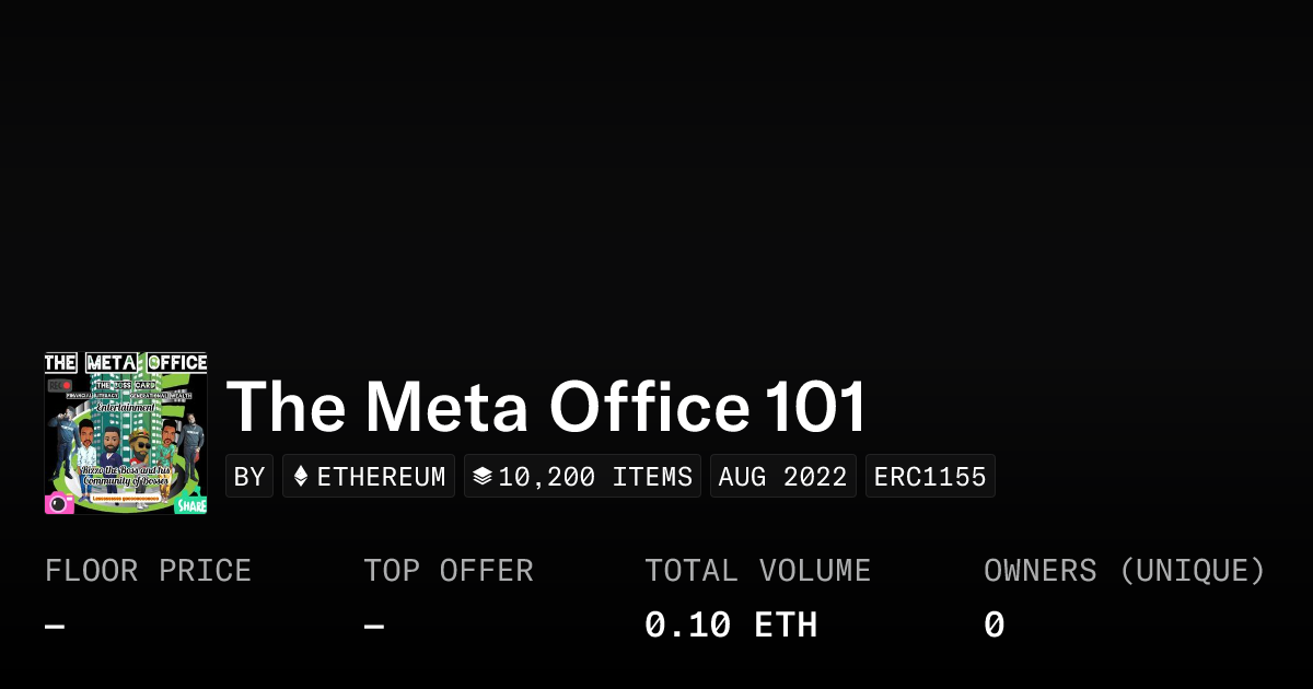 The Meta Office 101 - Collection | OpenSea