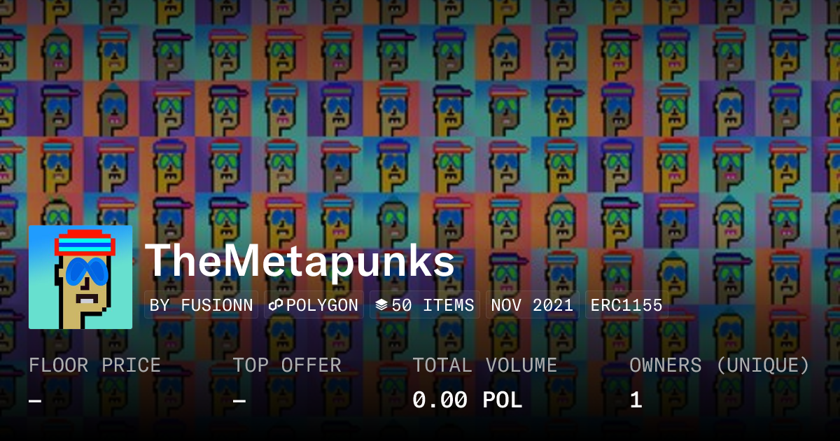 TheMetapunks - Collection | OpenSea