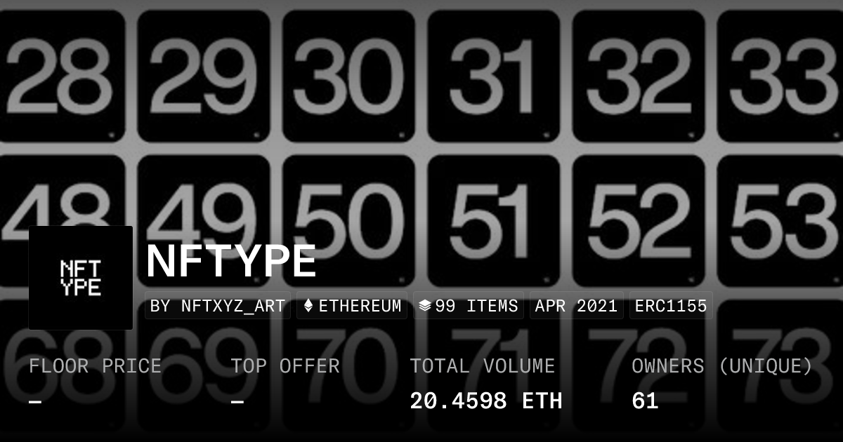 NFTYPE - Collection | OpenSea