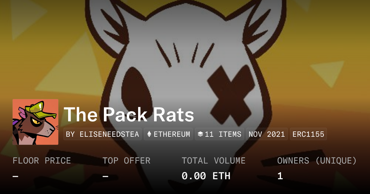 The Pack Rats - Collection | OpenSea
