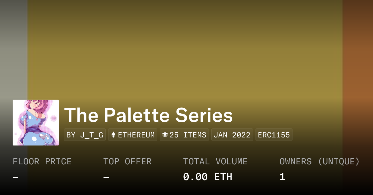 The Palette Series - Collection | OpenSea