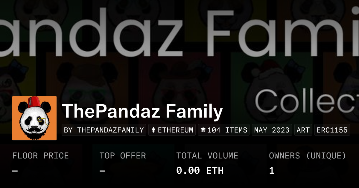 ThePandaz Family - Collection | OpenSea