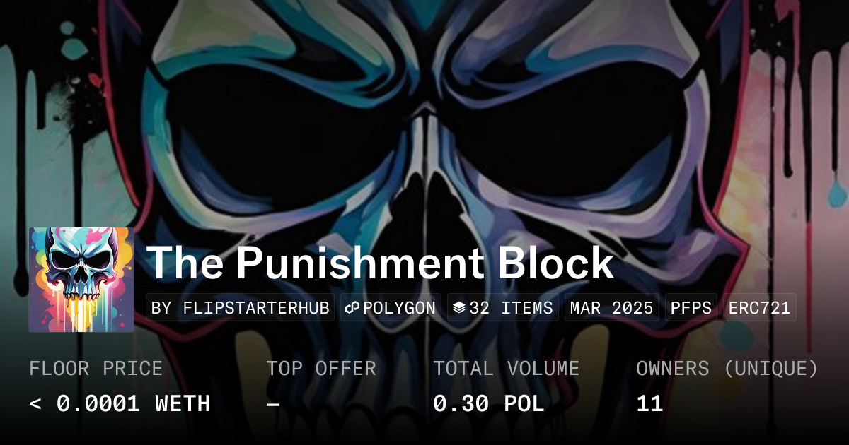 The Punishment Block - Collection | OpenSea