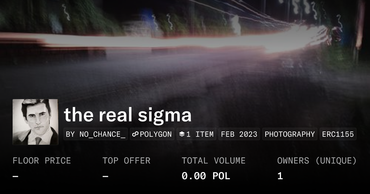 the real sigma - Collection | OpenSea