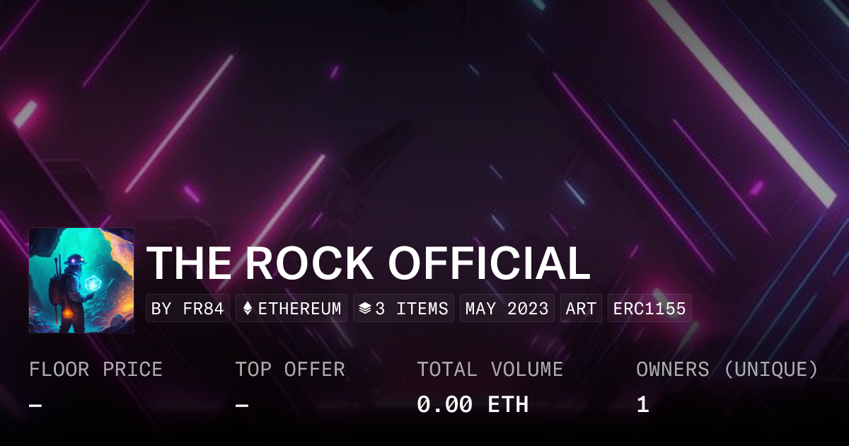 THE ROCK OFFICIAL - Collection | OpenSea