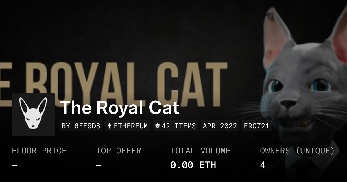 The Royal Cat - Collection | OpenSea