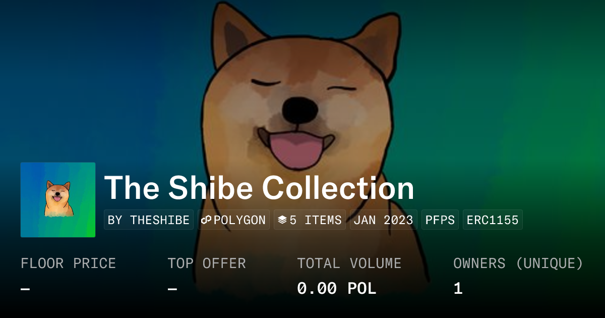 The Shibe Collection - Collection | OpenSea