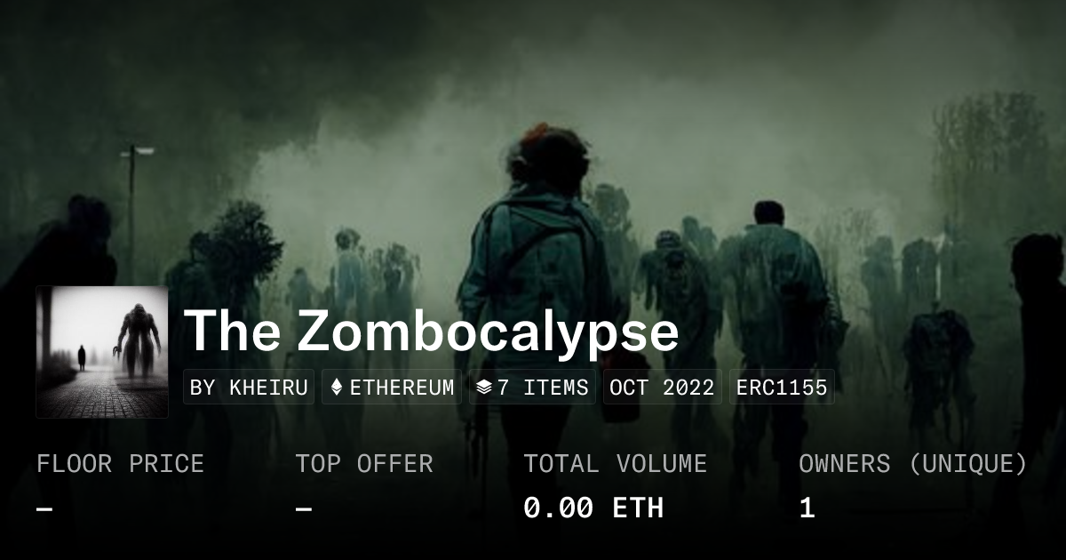 The Zombocalypse - Collection | OpenSea