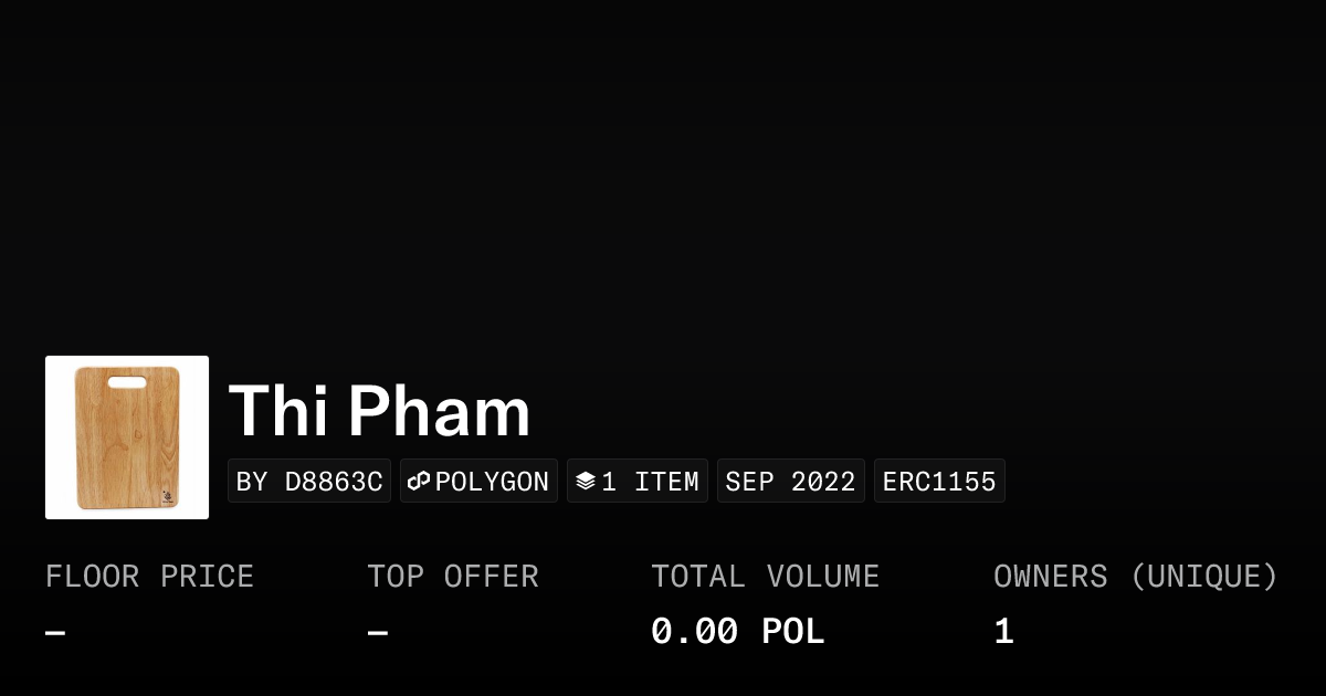 Thi Pham - Collection | OpenSea