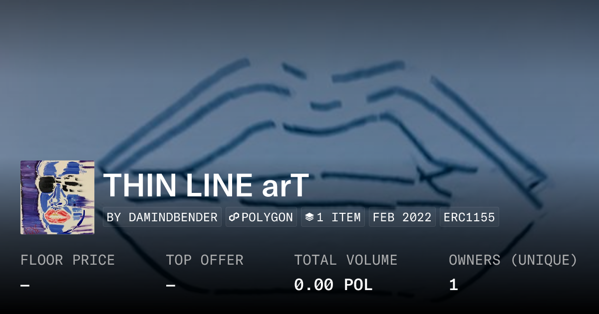 THIN LINE arT - Collection | OpenSea