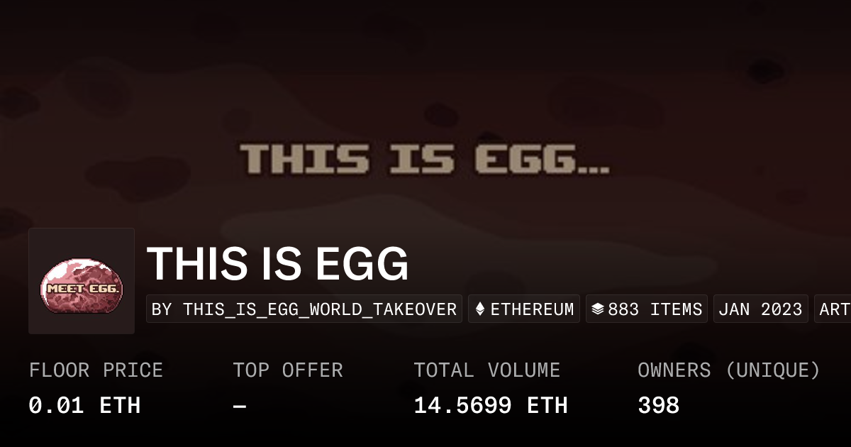 THIS IS EGG - Collection | OpenSea