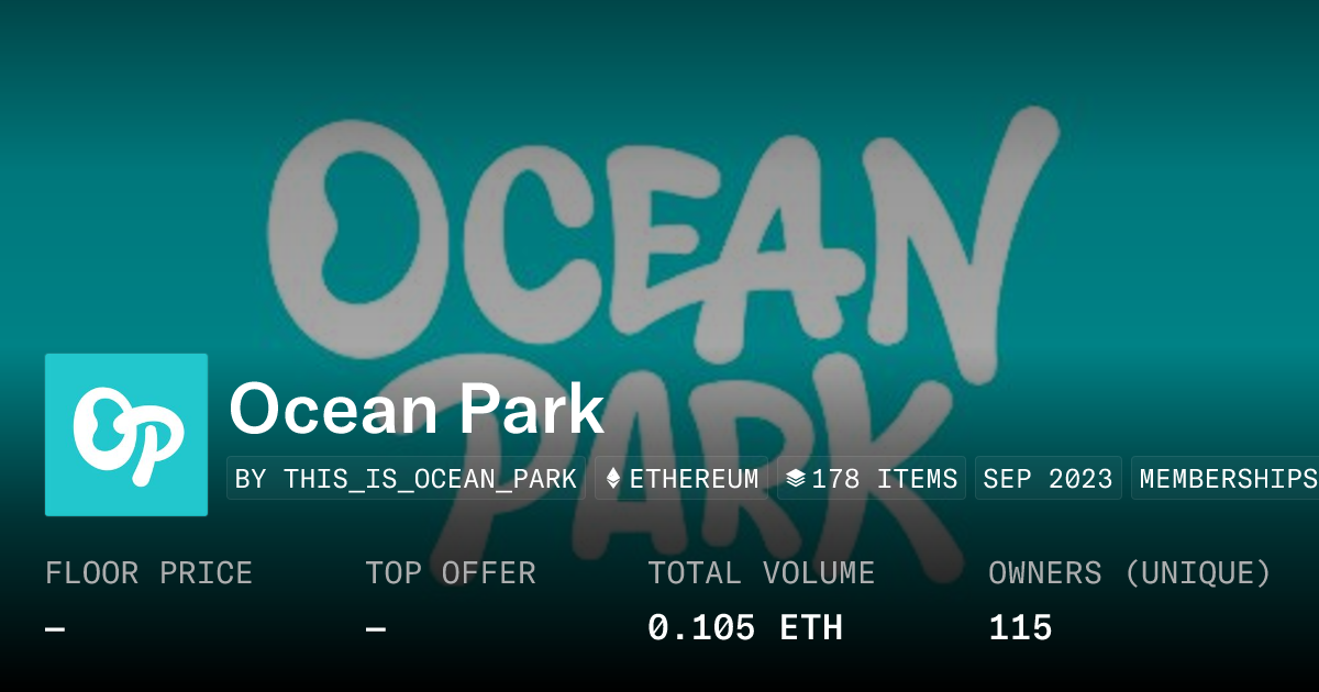 Ocean Park - Collection | OpenSea