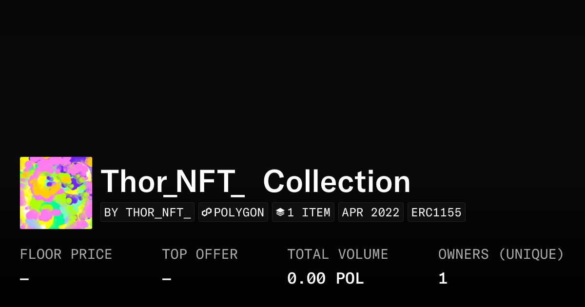 Thor_NFT_ Collection - Collection | OpenSea
