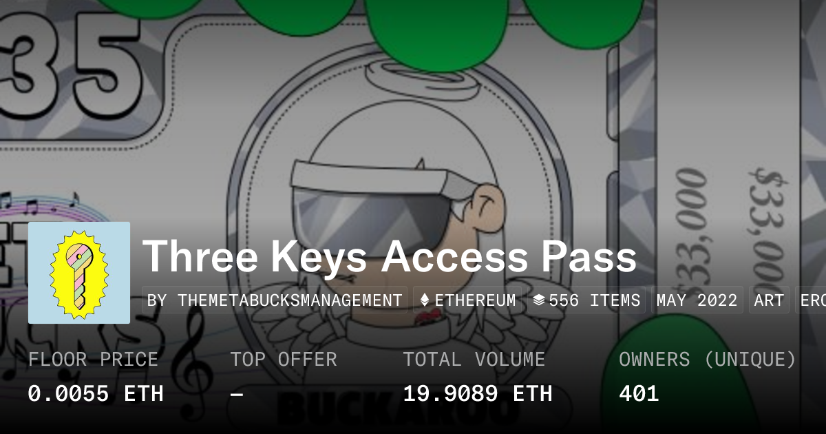 Three Keys Access Pass - Collection | OpenSea