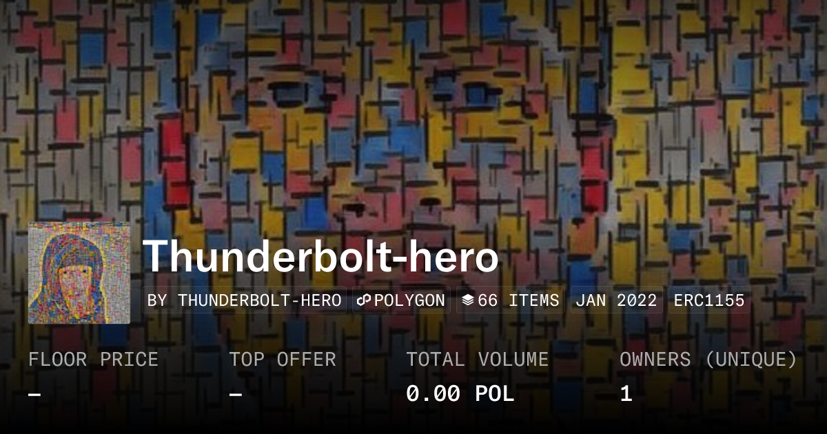 Thunderbolt-hero - Collection | OpenSea
